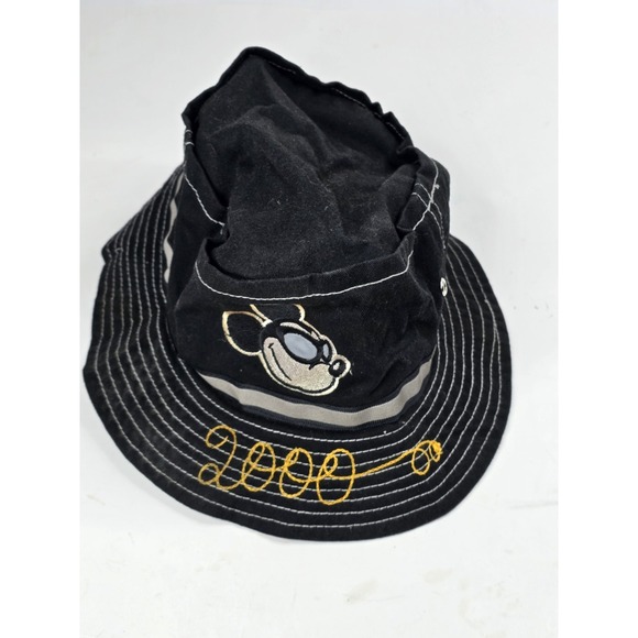 Accessories | Vintage Disney Mickey Inc Bucket Hat 200 Matt Disneyland ...